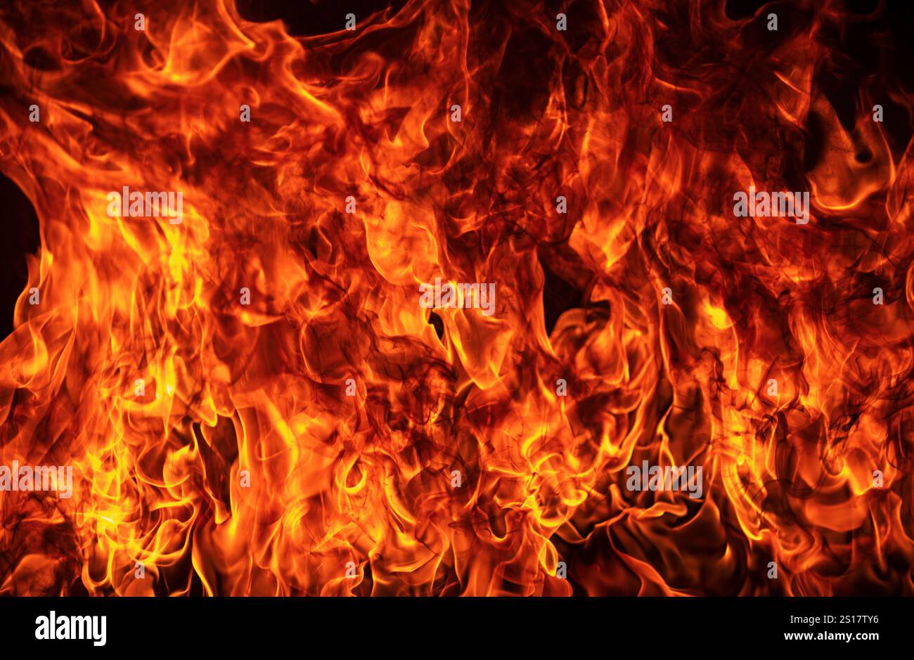 The fire, burning flame. Large burning flaming fire Stock Photo - Alamy