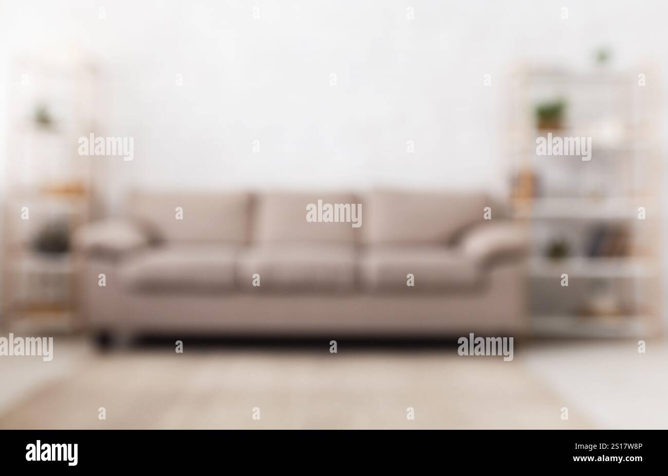 Blured background of modern home living room interior Stock Photo - Alamy