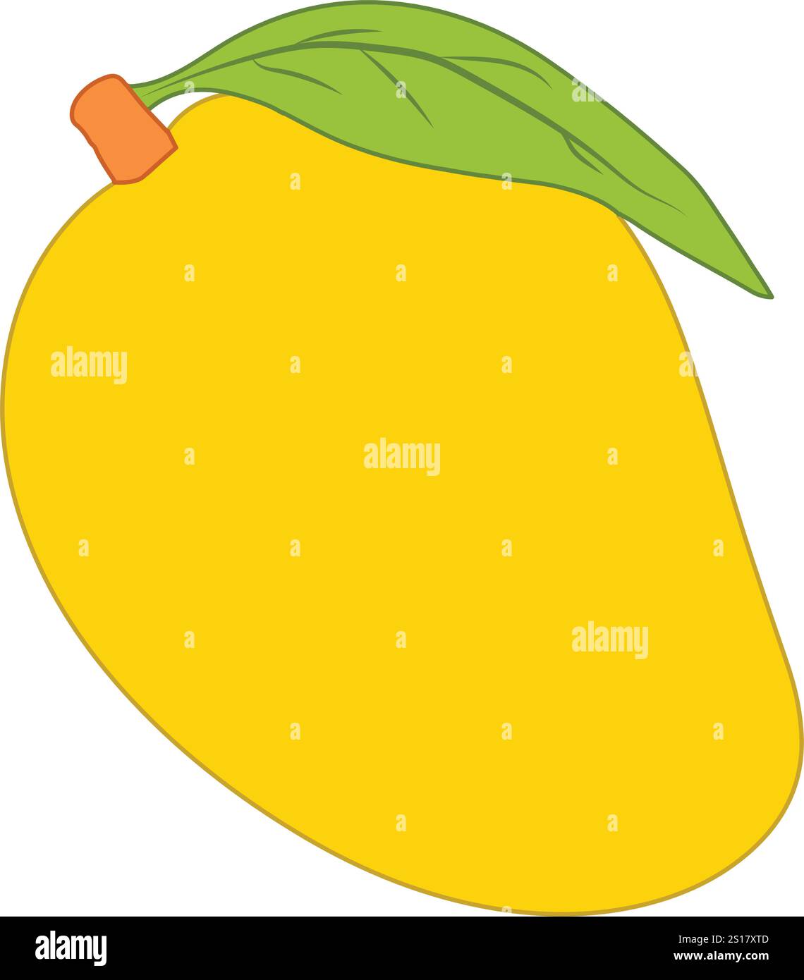 Mango fruit vector illustration isolated Stock Vector Image & Art - Alamy