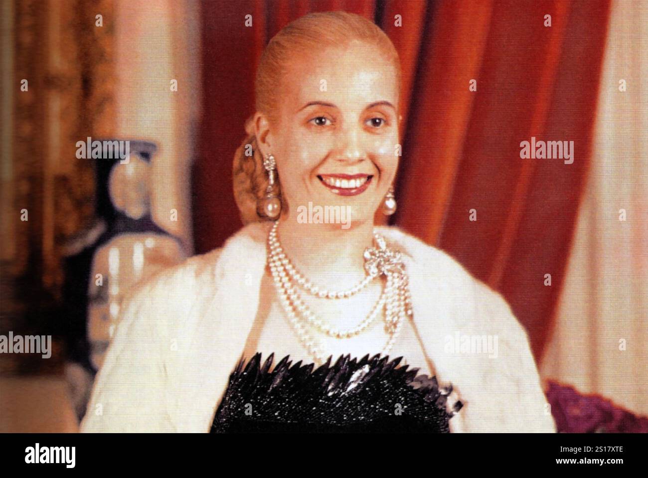 EVA PERON (1919-1952) Argentinian politician as First Lady of Argentina ...