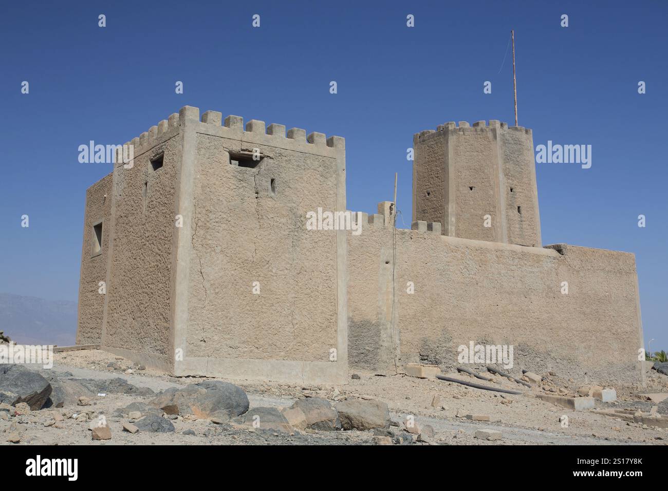 Fort, in Mirbat, Oman, Asia Stock Photo - Alamy