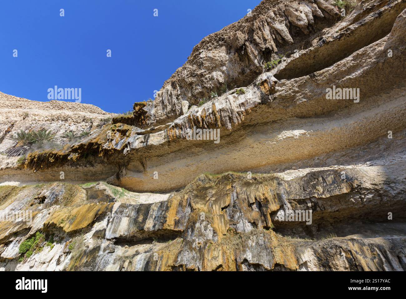 Landscape in Oman, rocks, pool, water, rocky landscape Ash Shuwaymiyah ...