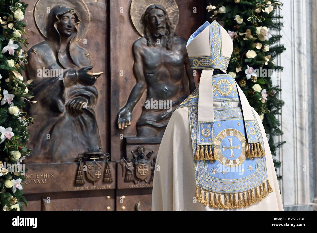 Rome, Italy. 01st Jan, 2025. **NO LIBRI** Italy, Rome, 2025/1/1 ...
