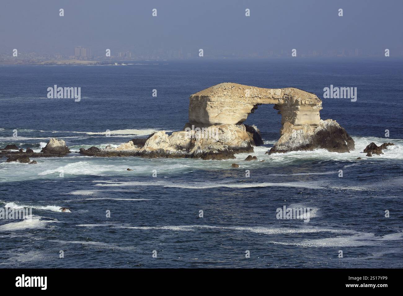 La Portada, rock gate, sea, Antofagasta, Chile, South America Stock ...