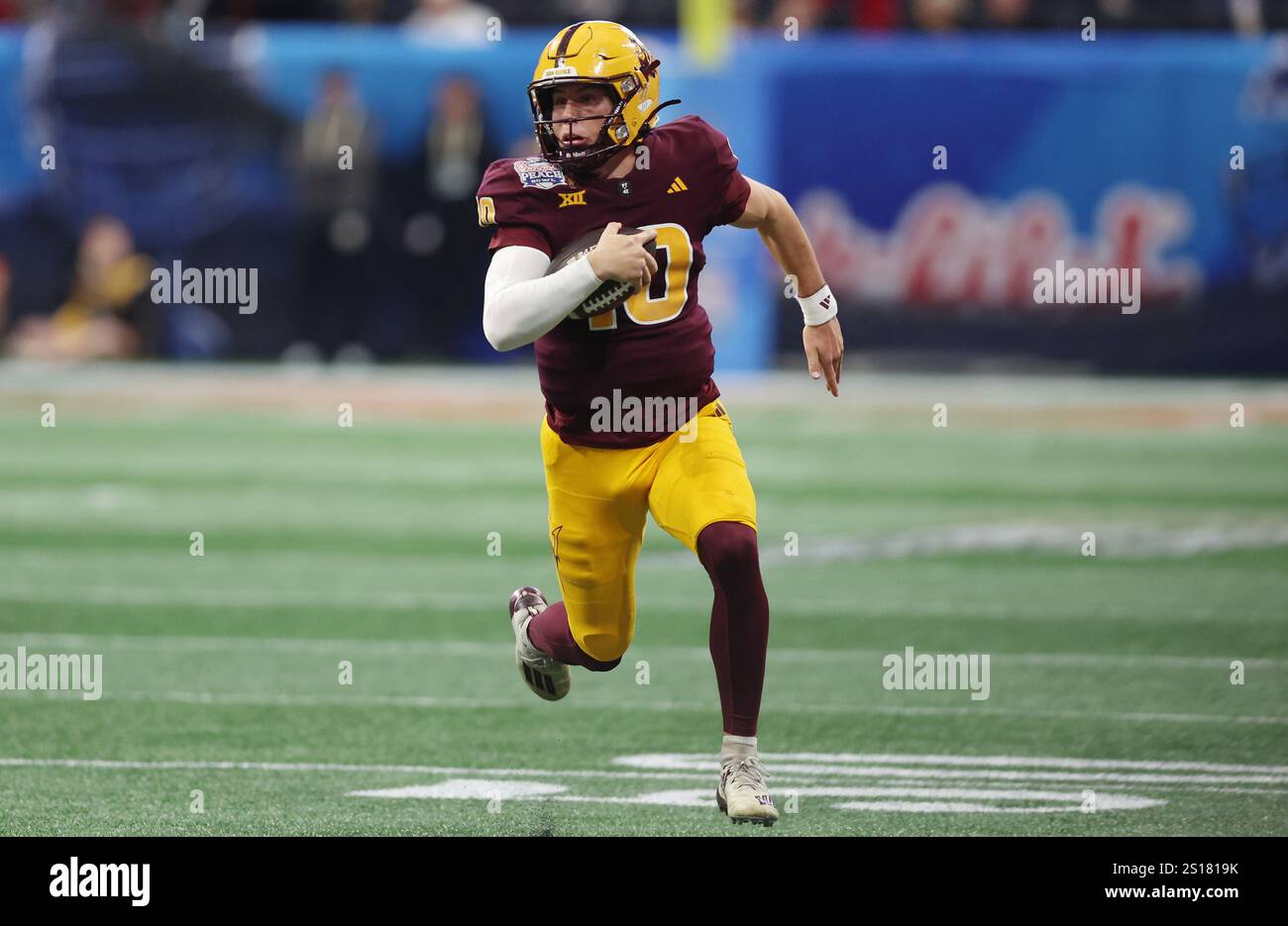 Atlanta, United States. 01st Jan, 2025. Arizona State quarterback Sam ...