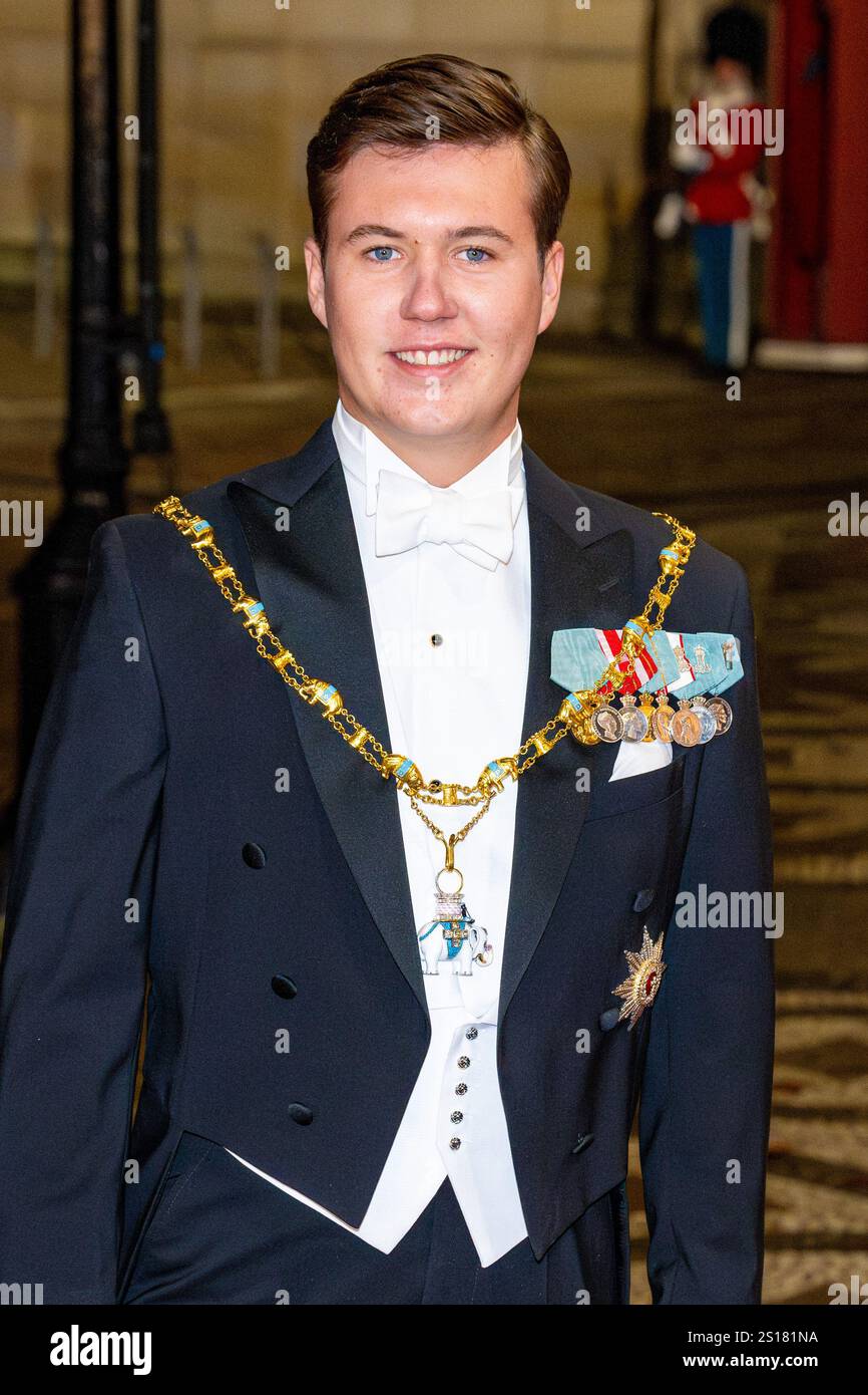 Copenhagen, Denmark. 01st Jan, 2025. Crown Prince Christian attending ...