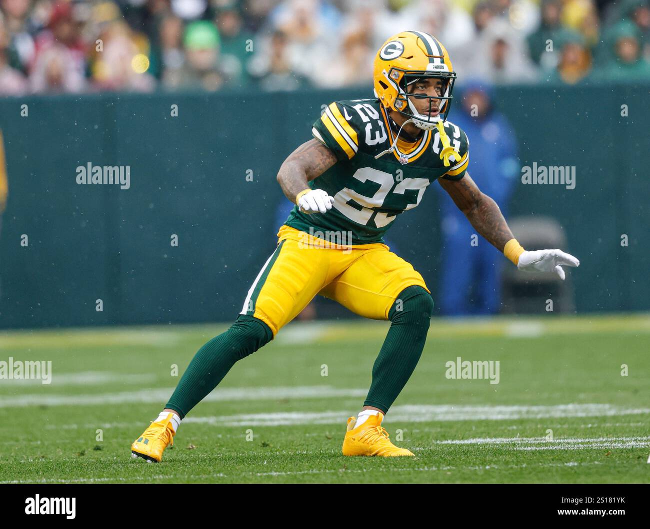 FILE - Green Bay Packers cornerback Jaire Alexander on defense against ...