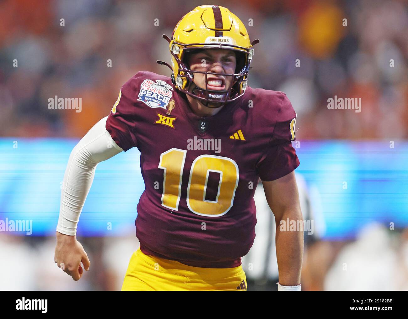 Atlanta, United States. 01st Jan, 2025. Arizona State quarterback Sam ...