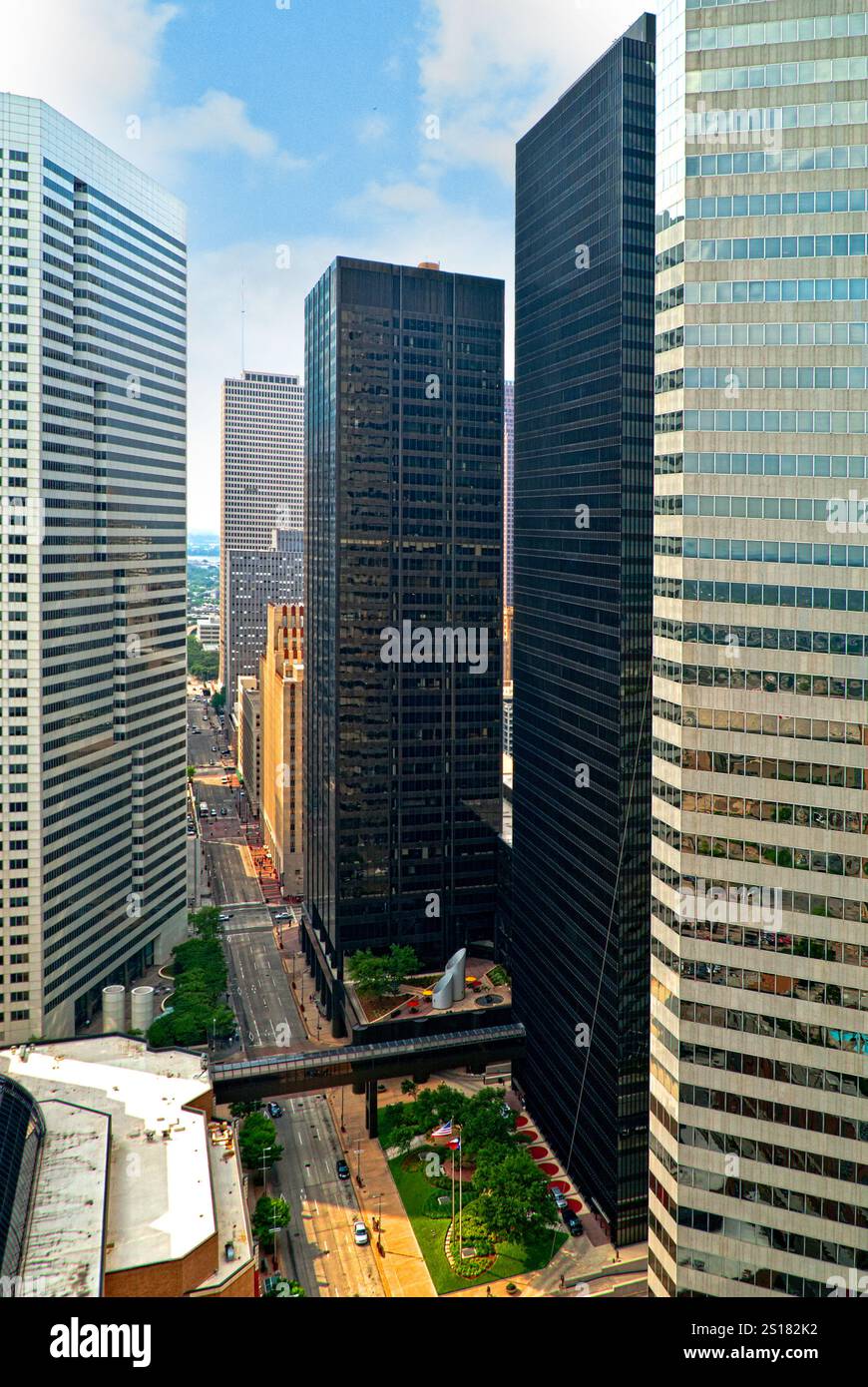 downtown highrise towers of Houston, Texas Stock Photo - Alamy