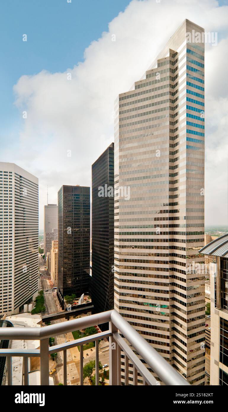 downtown highrise towers of Houston, Texas Stock Photo - Alamy