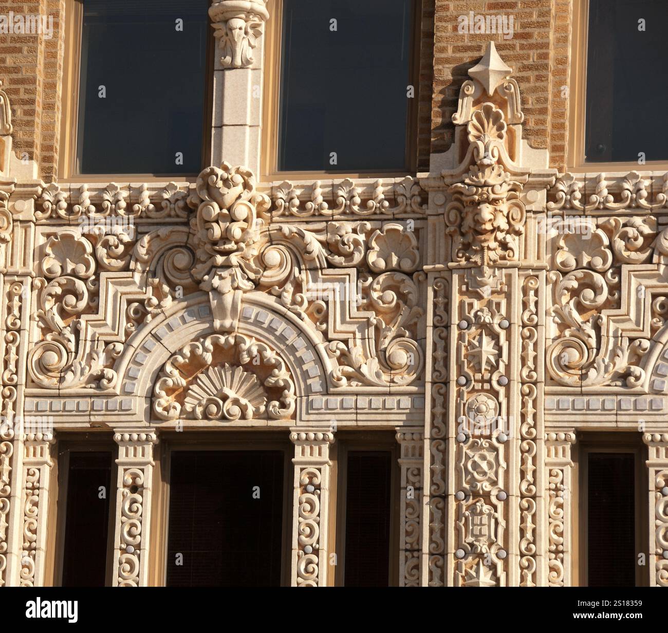 former Mincks-Adams Hotel, built 1928 using glazed terra-cotta ...