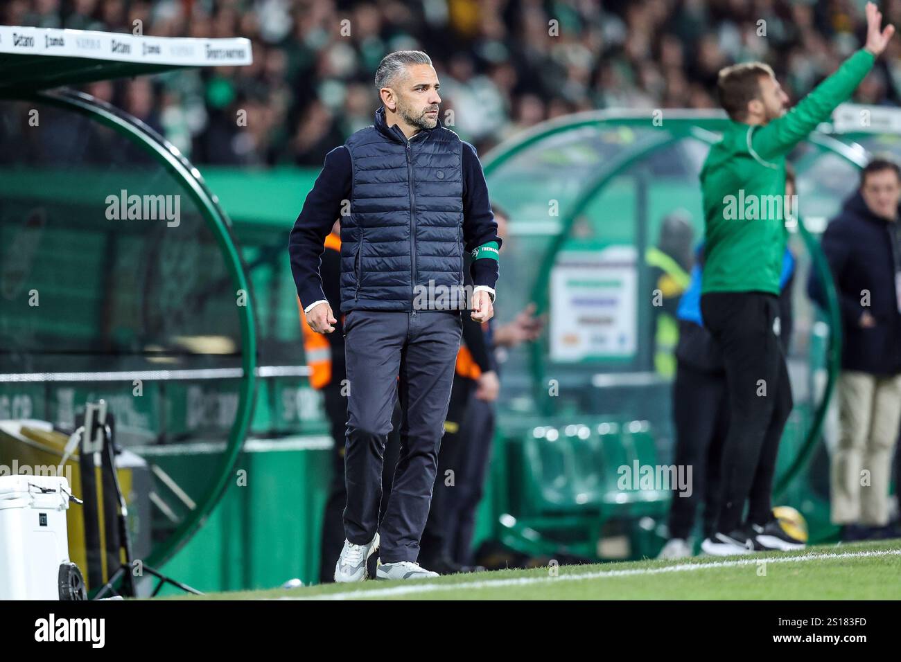 Lisbon, Portugal. 29th, December 2024. Manager Rui Borges of Sporting ...