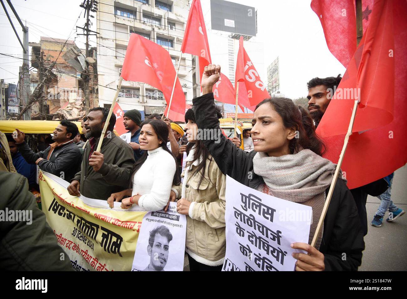 Patna, India. 01st Jan, 2025. PATNA, INDIA - DECEMBER 30: Members of ...