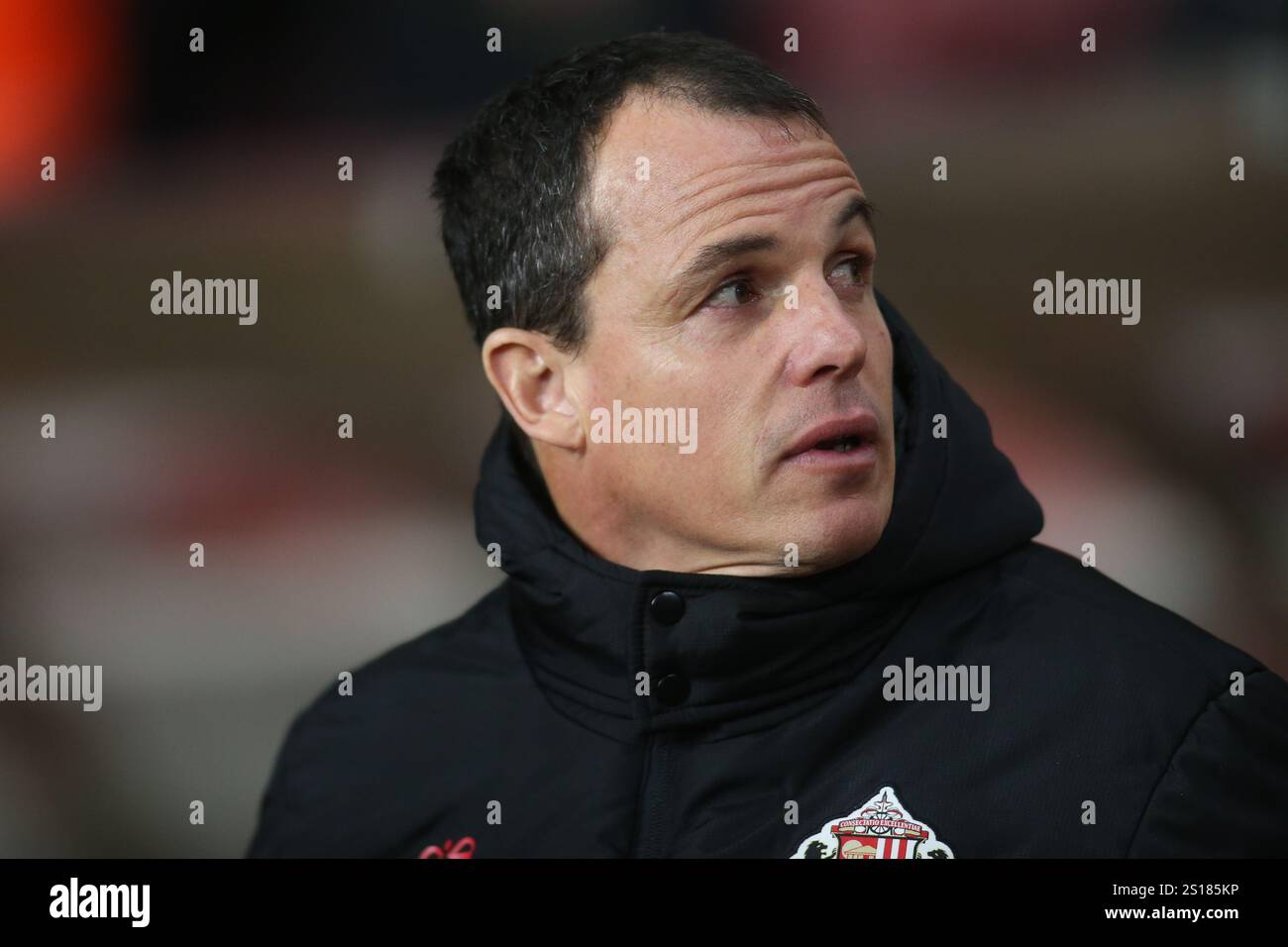 Sunderland Head Coach Régis Le Bris during the Sky Bet Championship ...