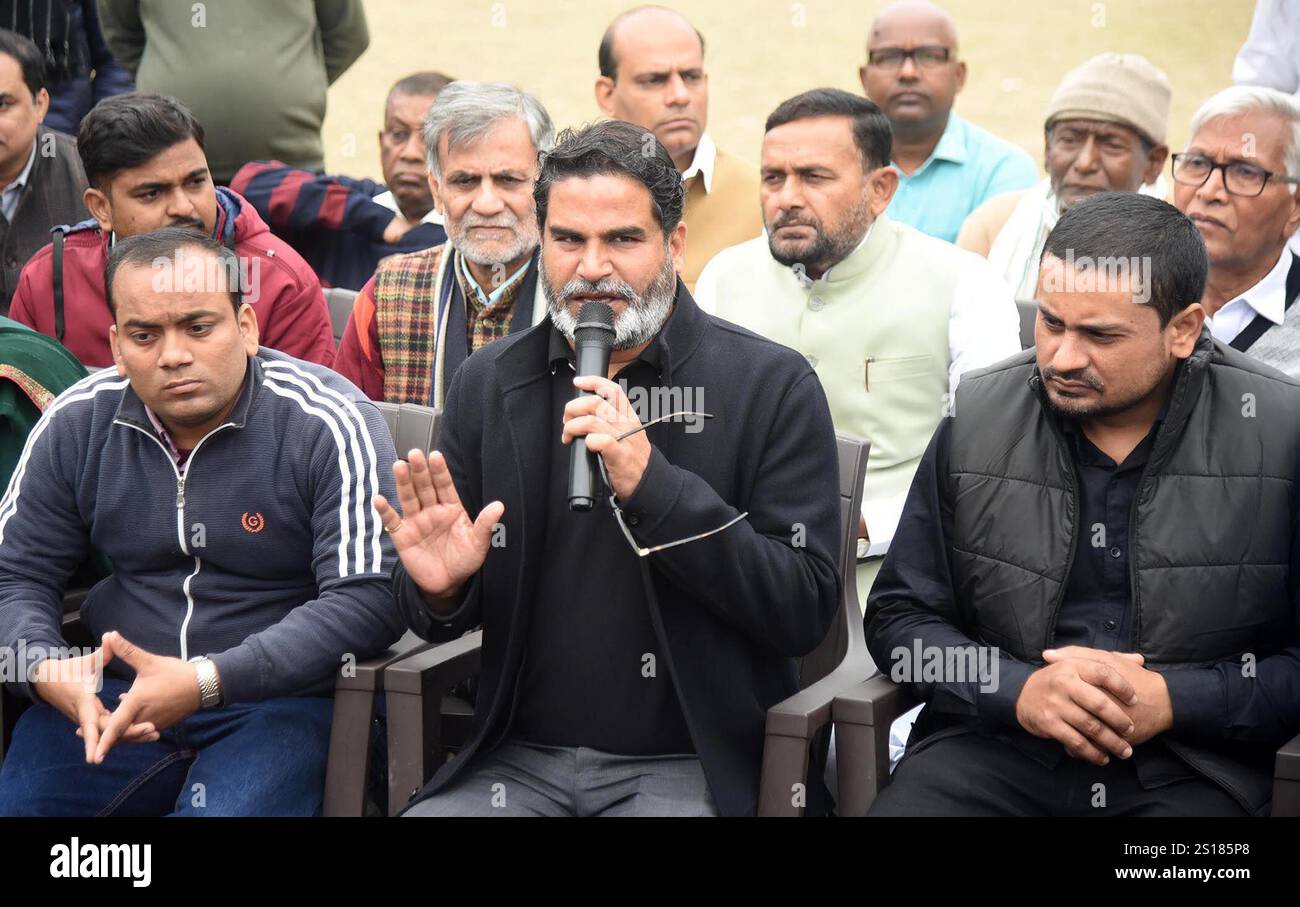 Patna, India. 01st Jan, 2025. PATNA, INDIA - DECEMBER 30: Jan Suraj ...