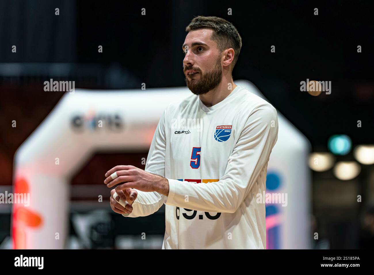 Chemnitz, Deutschland 30. Dezember 2024: 1.BBL - 2024/2025 - Niners Chemnitz vs. Syntainics MBC ...