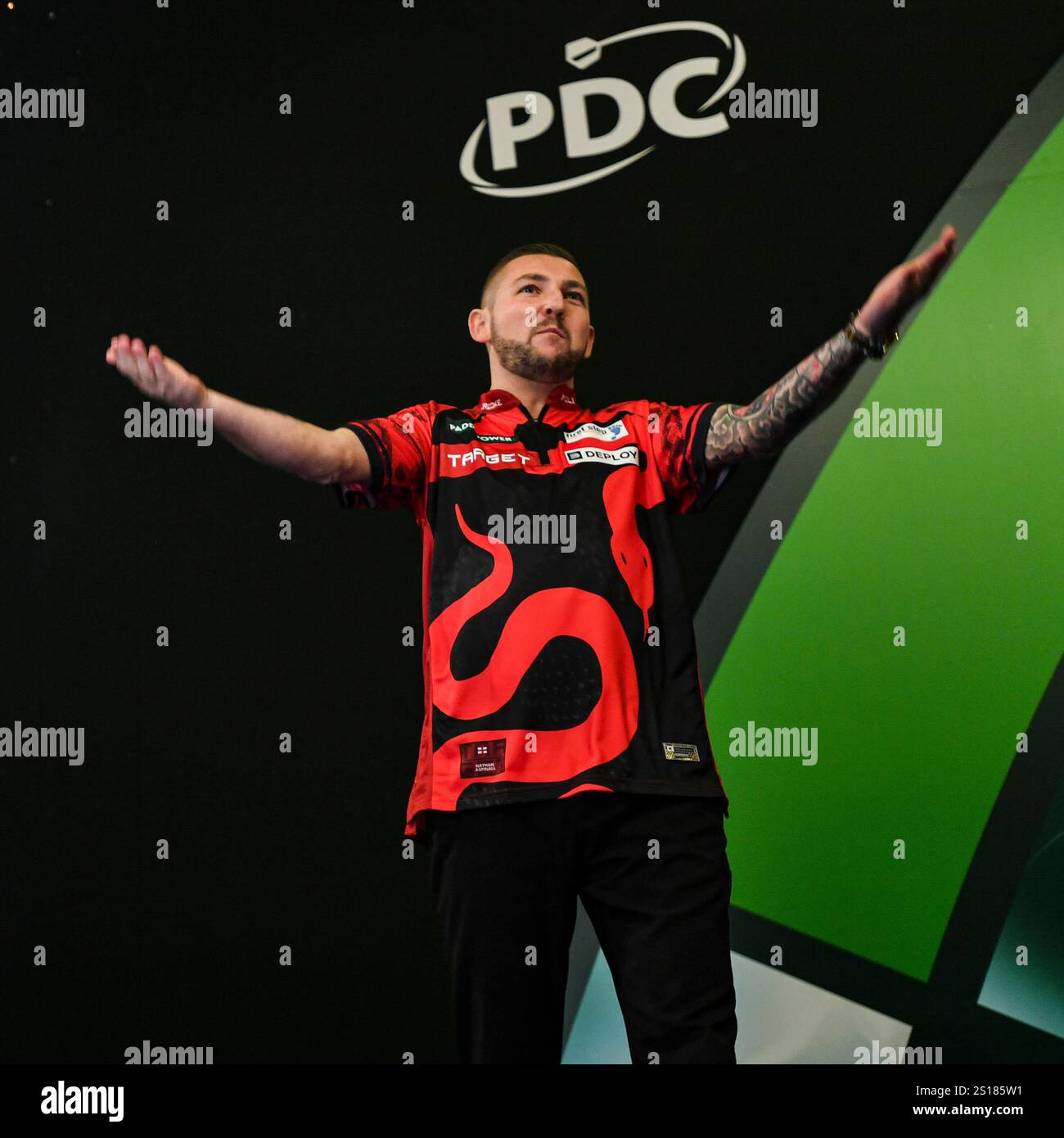 Alexandra Palace, London, UK. 1st Jan, 2025. 2024/25 PDC Paddy Power ...