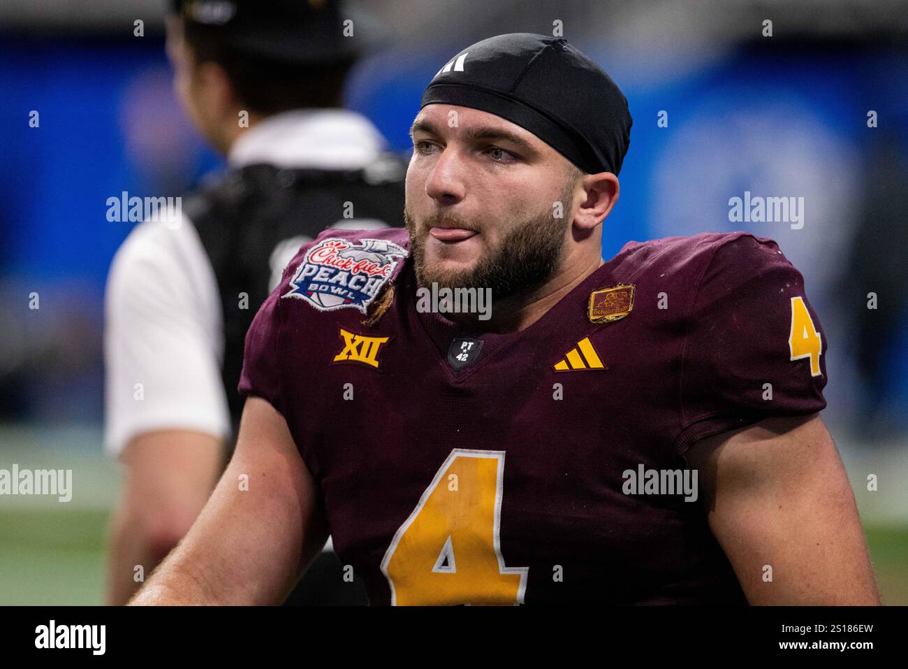 Atlanta, GA, USA. 1st Jan, 2025. Arizona State running back Cam ...