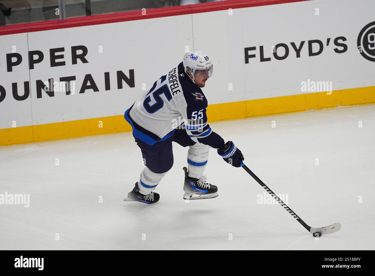 Winnipeg Jets center Mark Scheifele (55) in the first period of an NHL ...
