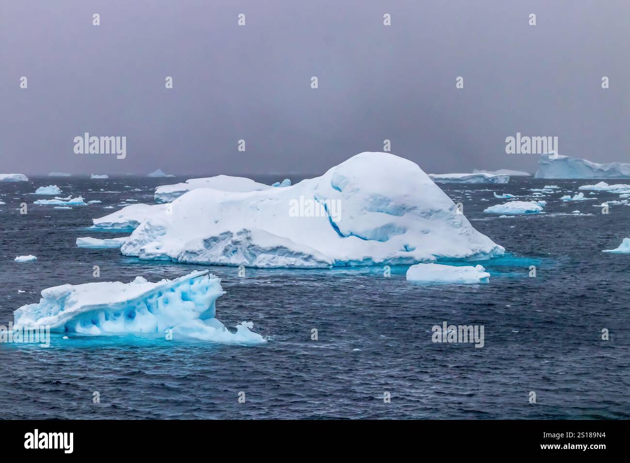 Small iceberg in the Drake Passage near the Antarctic peninsula ...