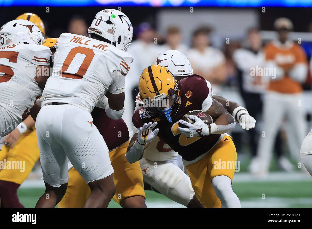 ATLANTA, GA - JANUARY 01: Running Back Kyson Brown #2 of the Arizona ...