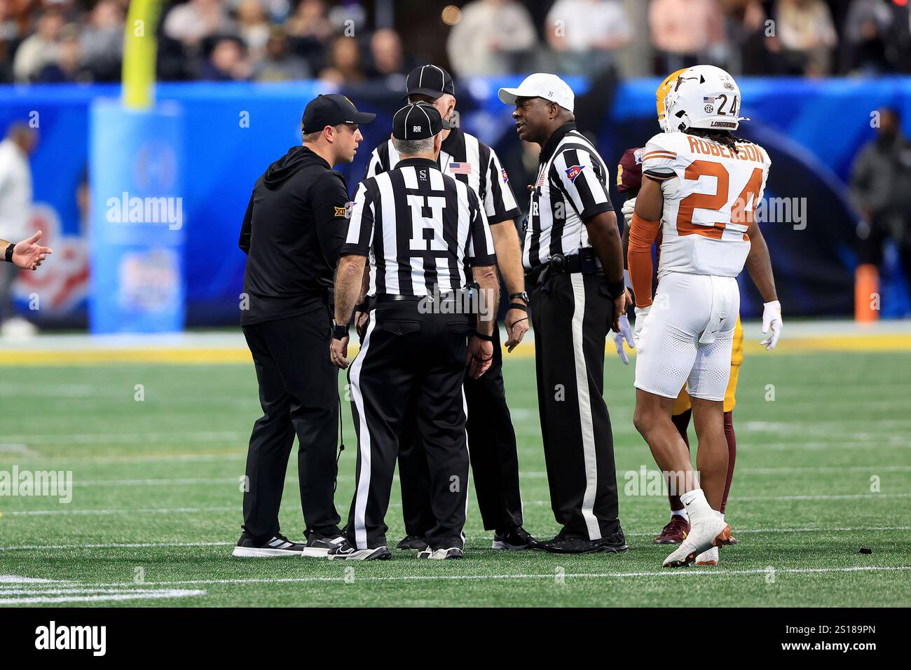 ATLANTA, GA - JANUARY 01: Head Coach Kenny Dillingham of the Arizona ...