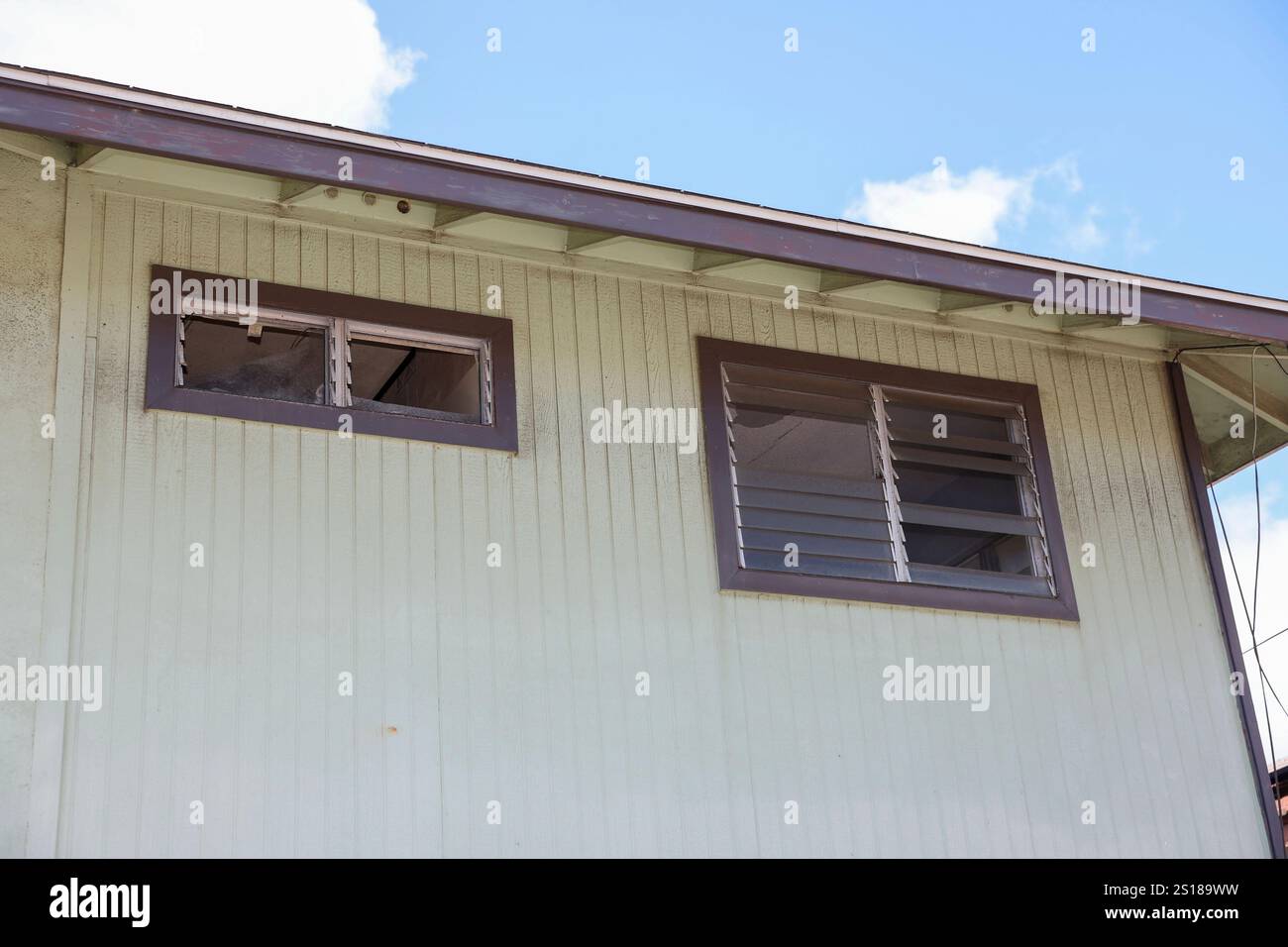 Several windows were blown out across the street from the home where a ...