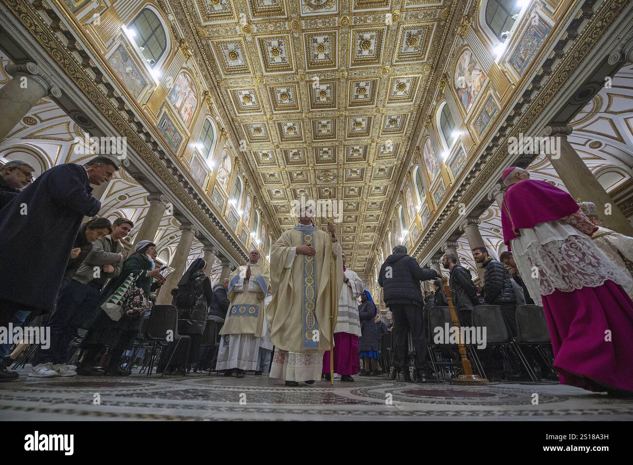 Rome, Italy. 01st Jan, 2025. **NO LIBRI** Italy, Rome, 2025/1/1 ...