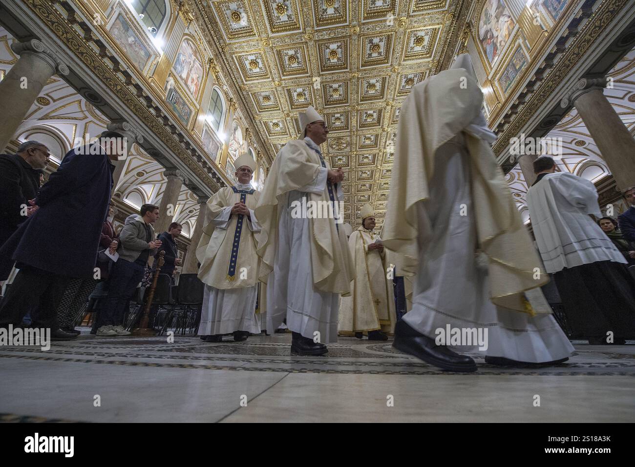 Rome, Italy. 01st Jan, 2025. **NO LIBRI** Italy, Rome, 2025/1/1 ...