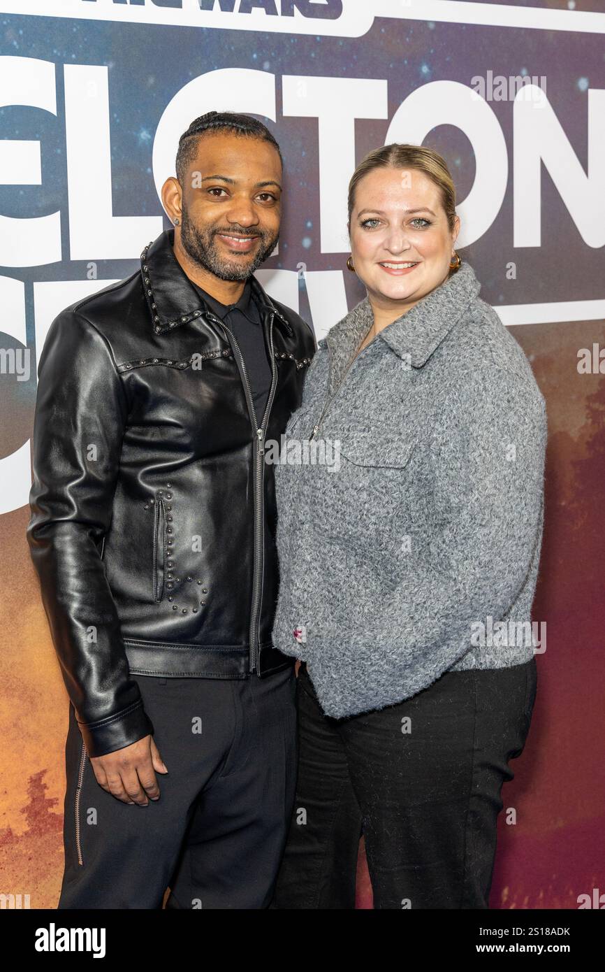 Celeb guests attend the UK Special Screening of Star Wars Skeleton Crew ...