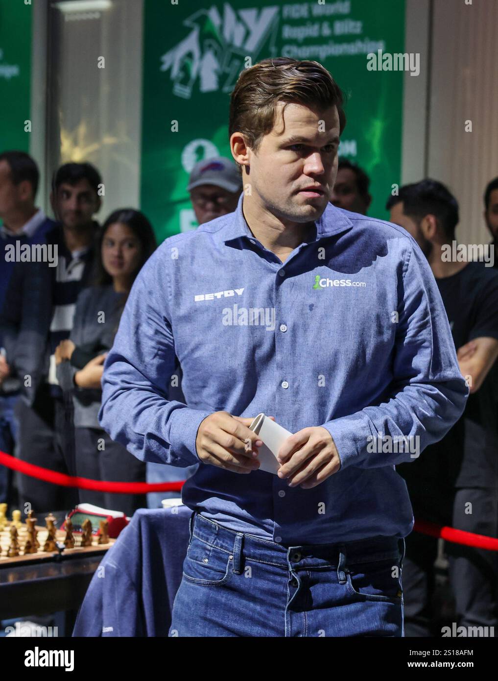 New York, USA. 1st Jan, 2025. FIDE Chess Rapid & Blitz Championship at ...