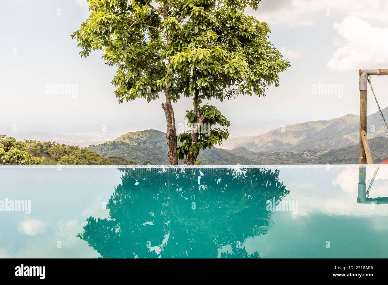 View of an infinite pool above Minca, Colombia Stock Photo - Alamy