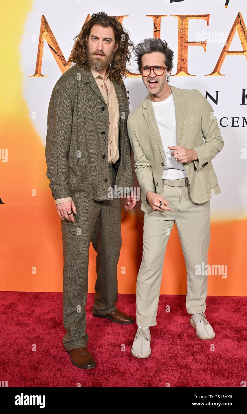 Hollywood, USA. 09th Dec, 2024. Rhett McLaughlin and Link Neal arriving ...