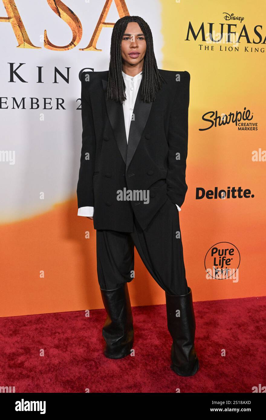 Olivier Rousteing arriving to ‘Mufasa: The Lion King’ Los Angeles ...