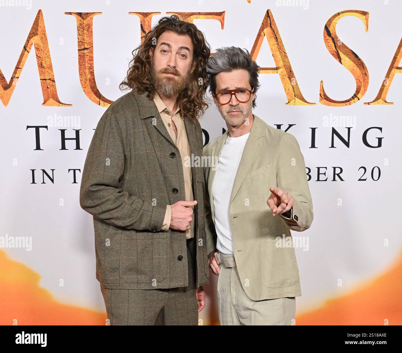 Hollywood, USA. 09th Dec, 2024. Rhett McLaughlin and Link Neal arriving ...