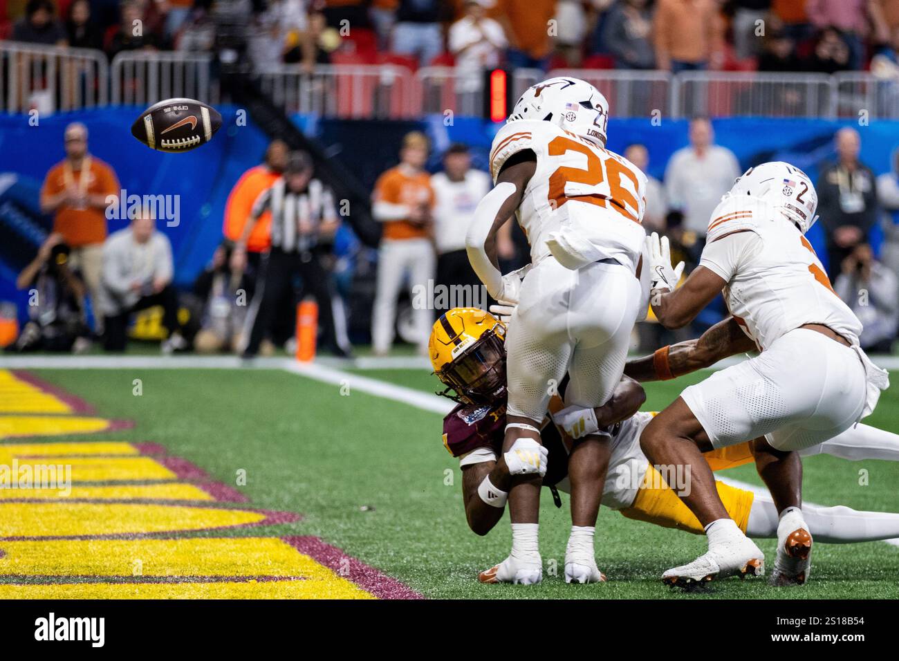 Atlanta, GA, USA. 1st Jan, 2025. Arizona State defensive back Shamari ...