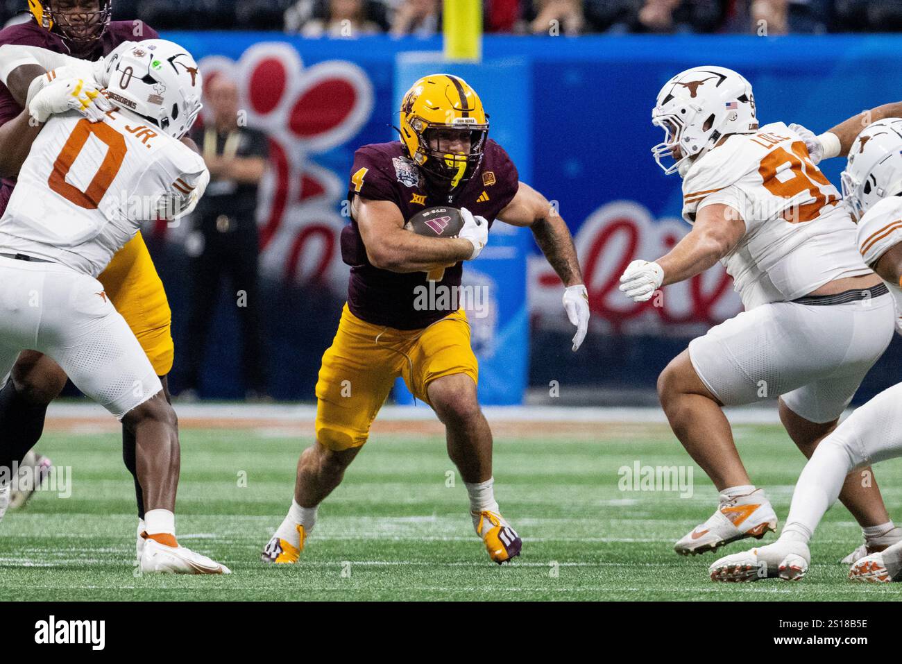 Atlanta, GA, USA. 1st Jan, 2025. Arizona State running back Cam ...