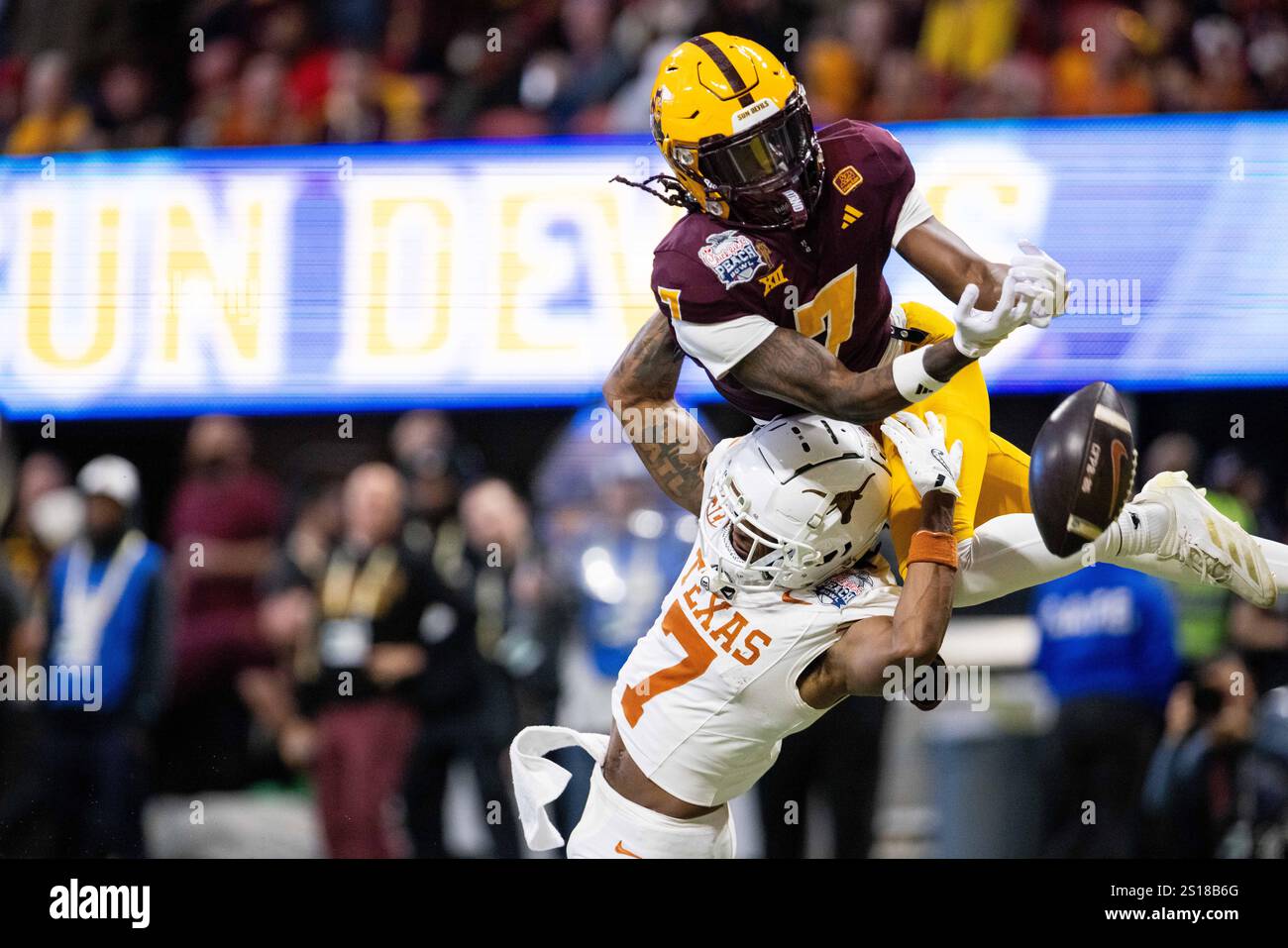Atlanta, GA, USA. 1st Jan, 2025. Arizona State defensive back Shamari ...