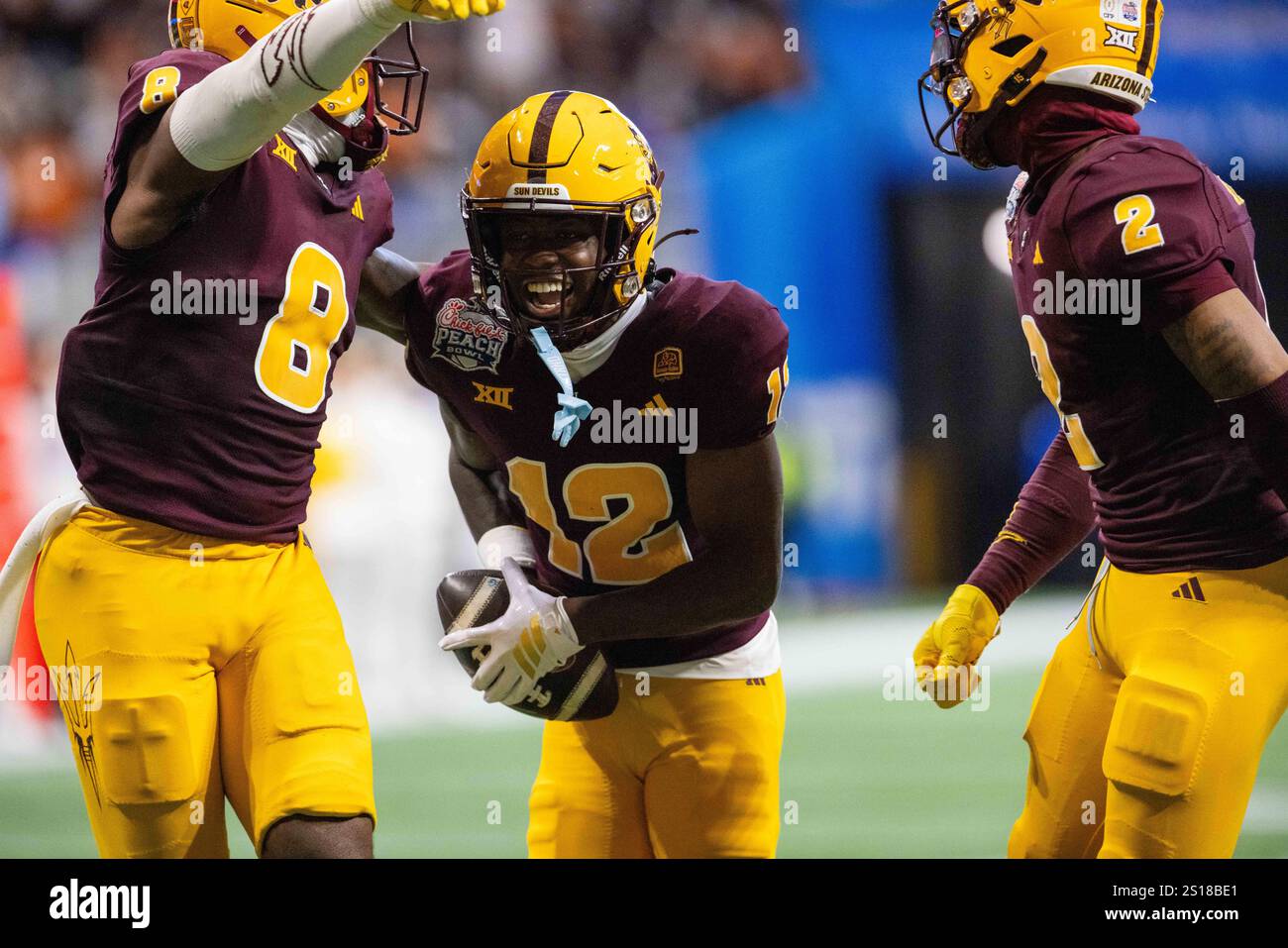 Atlanta, GA, USA. 1st Jan, 2025. Arizona State defensive back Javan ...