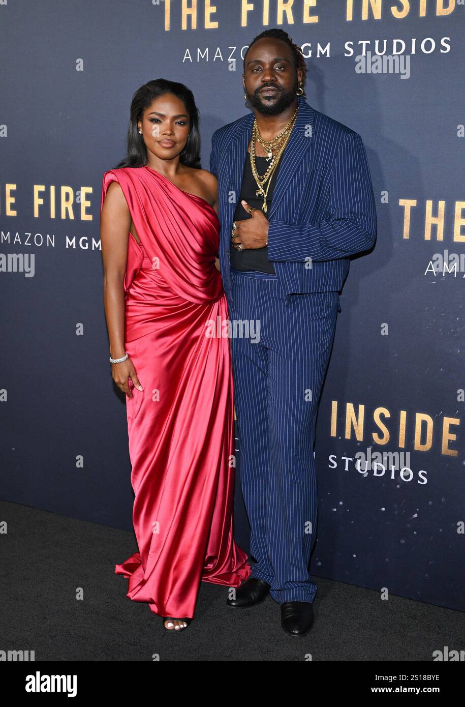 Hollywood, USA. 30th Dec, 2024. Ryan Destiny and Brian Tyree Henry ...