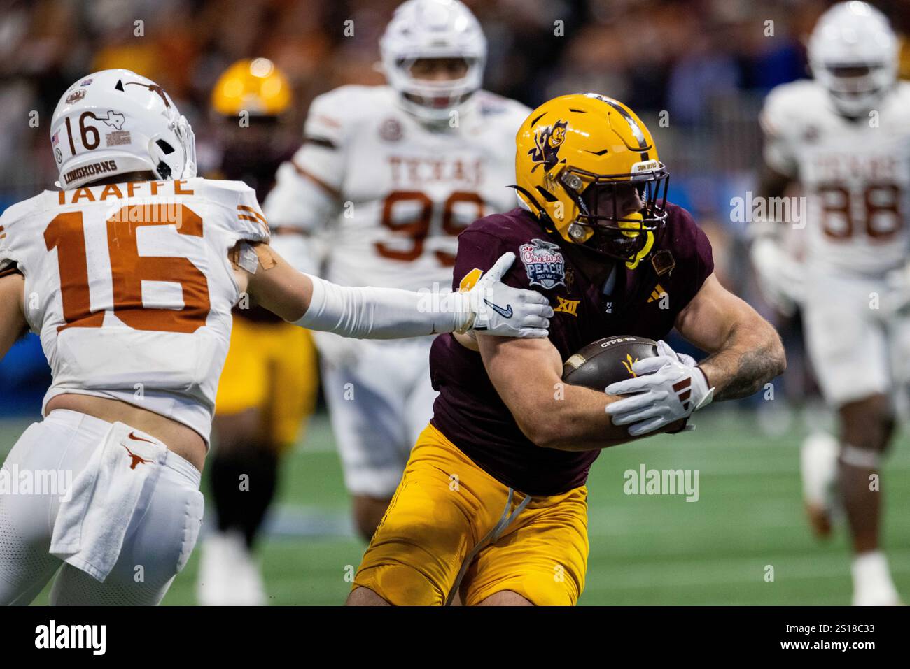 Atlanta, GA, USA. 1st Jan, 2025. Arizona State running back Cam ...