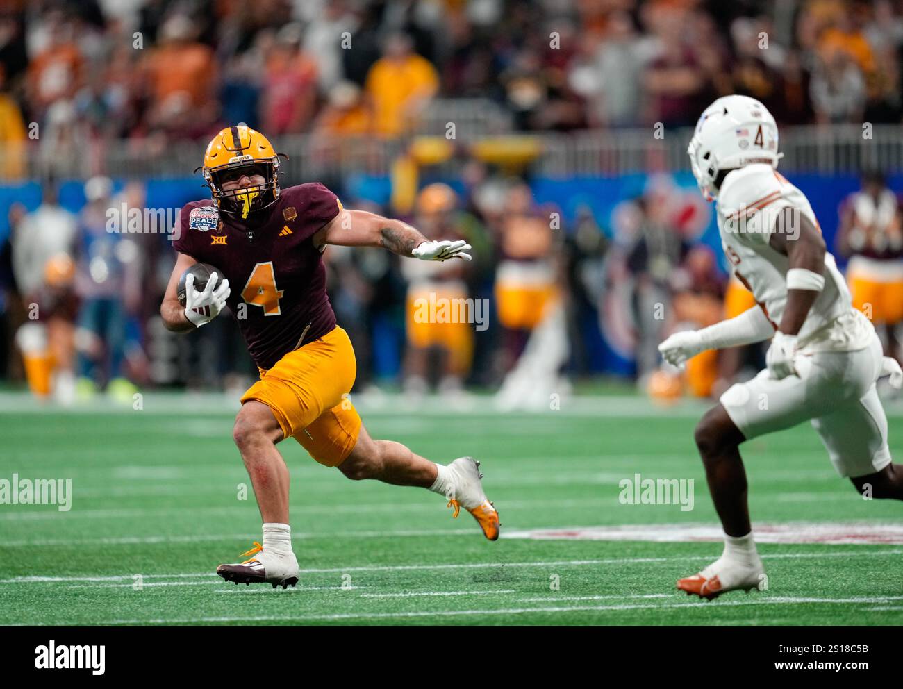 Atlanta, Georgia, USA. 1st Jan, 2025. Arizona State running back Cam ...