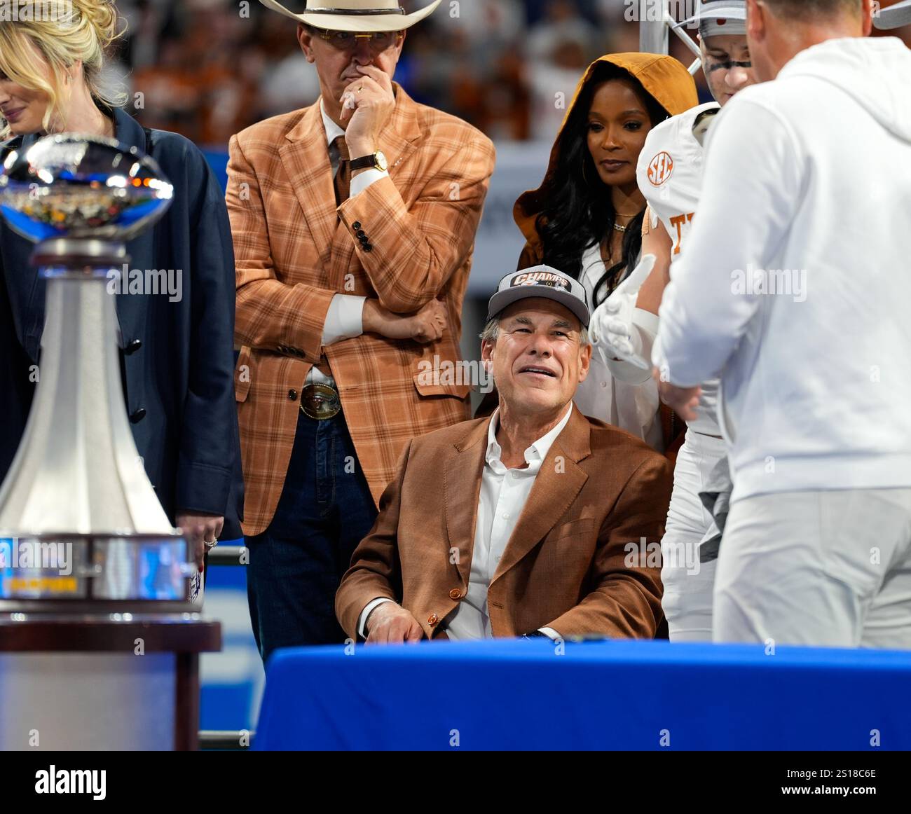 Atlanta, Georgia, USA. 1st Jan, 2025. Texas Governor Greg Abbott on ...