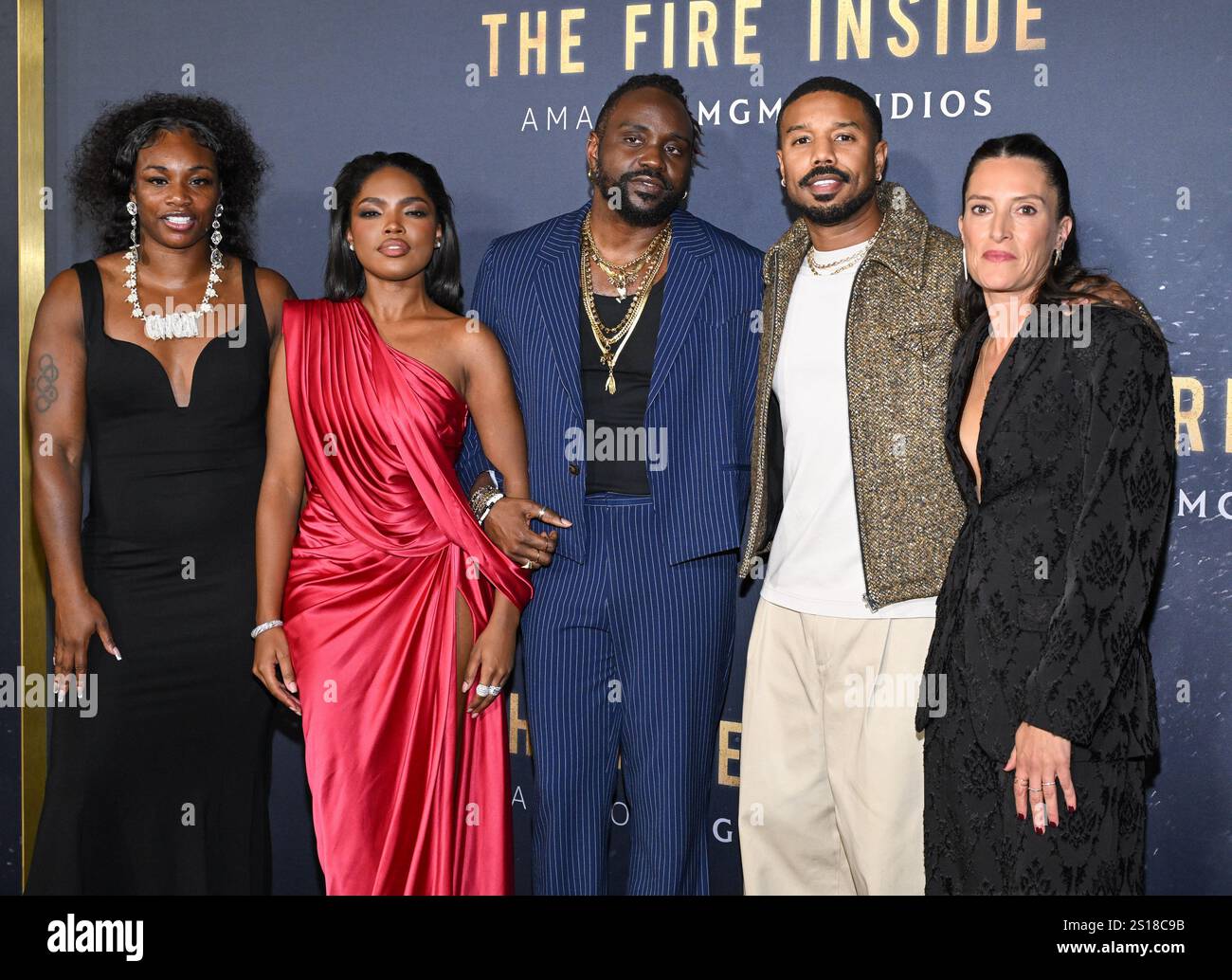Hollywood, USA. 30th Dec, 2024. Claressa Shields, Ryan Destiny, Brian ...