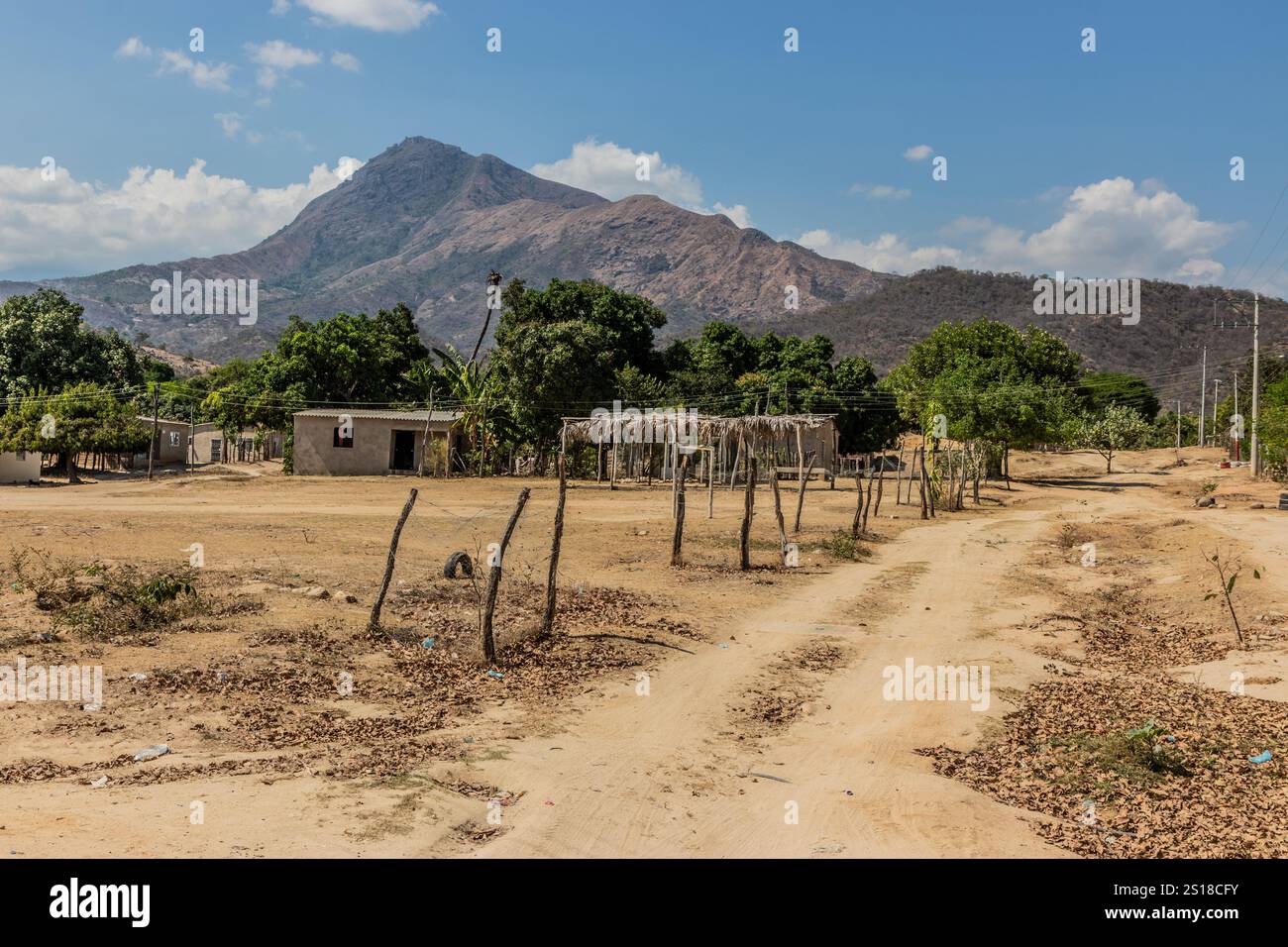 View of La Mina village, Cesar, Colombia Stock Photo - Alamy
