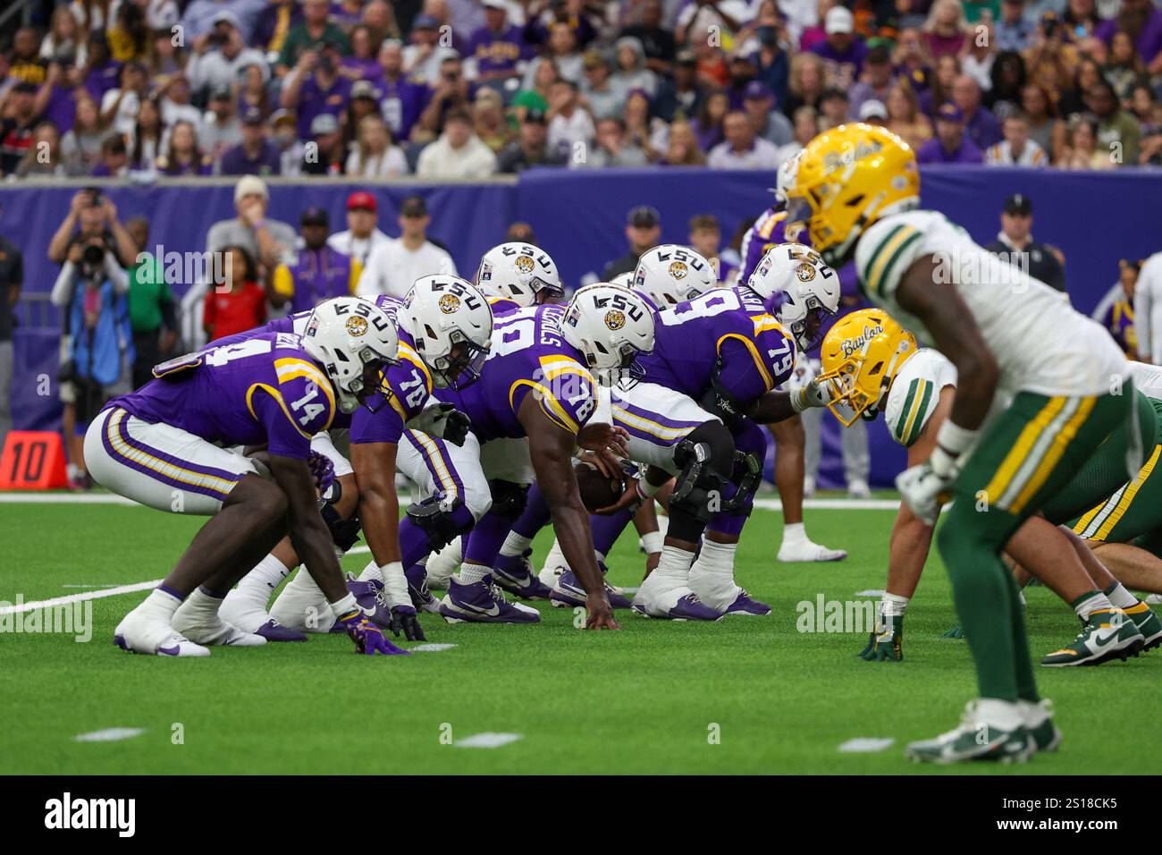 HOUSTON, TX - DECEMBER 31: LSU Tigers offensive lineman DJ Chester (79 ...