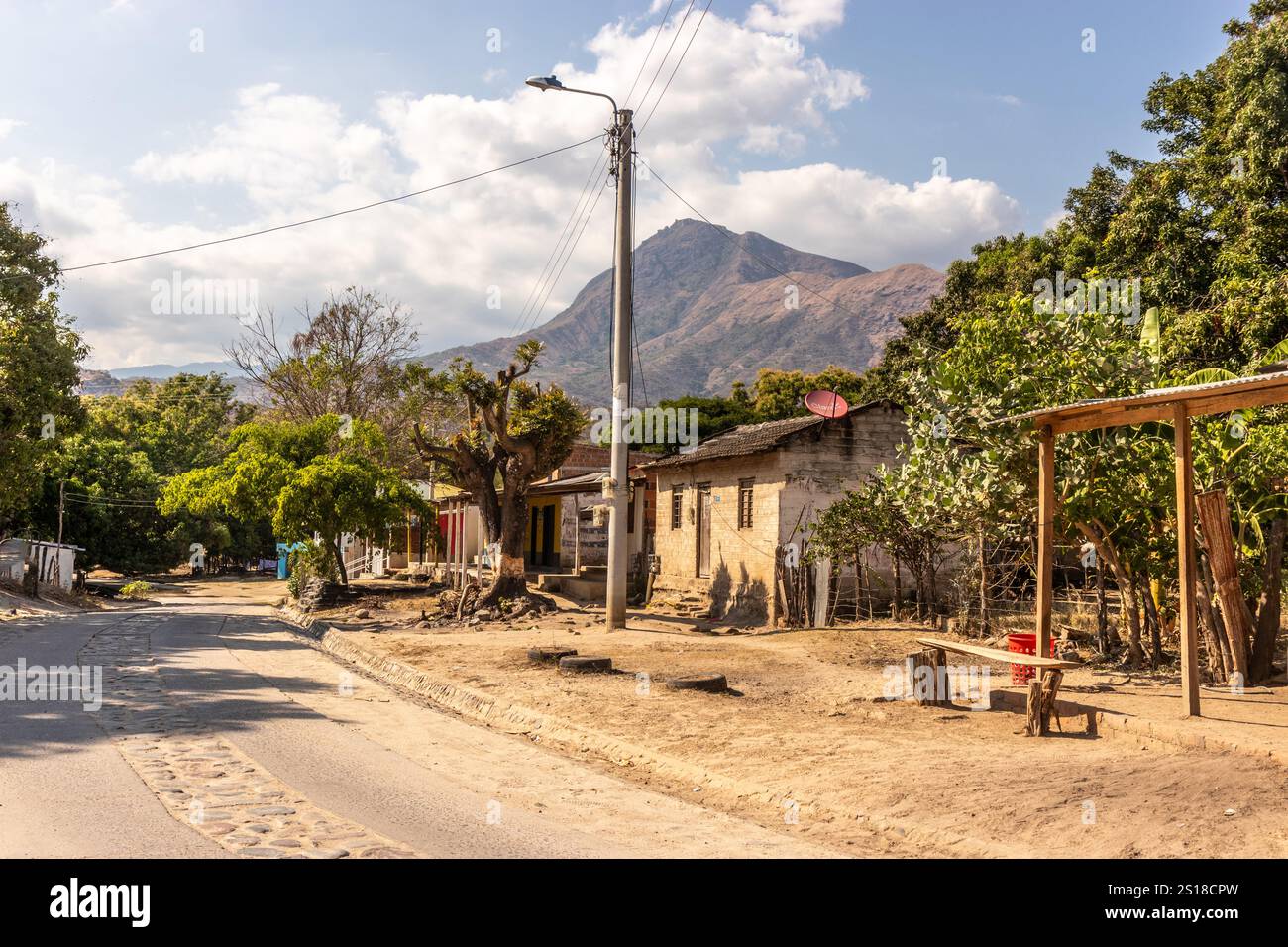 View of La Mina village, Cesar, Colombia Stock Photo - Alamy