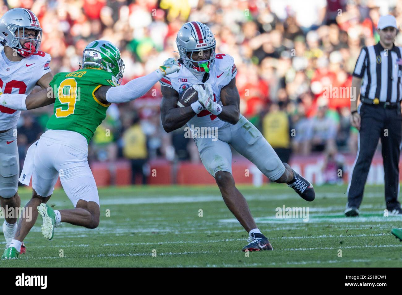 Los Angeles, California, USA. 1st Jan, 2025. Ohio State wide receiver ...