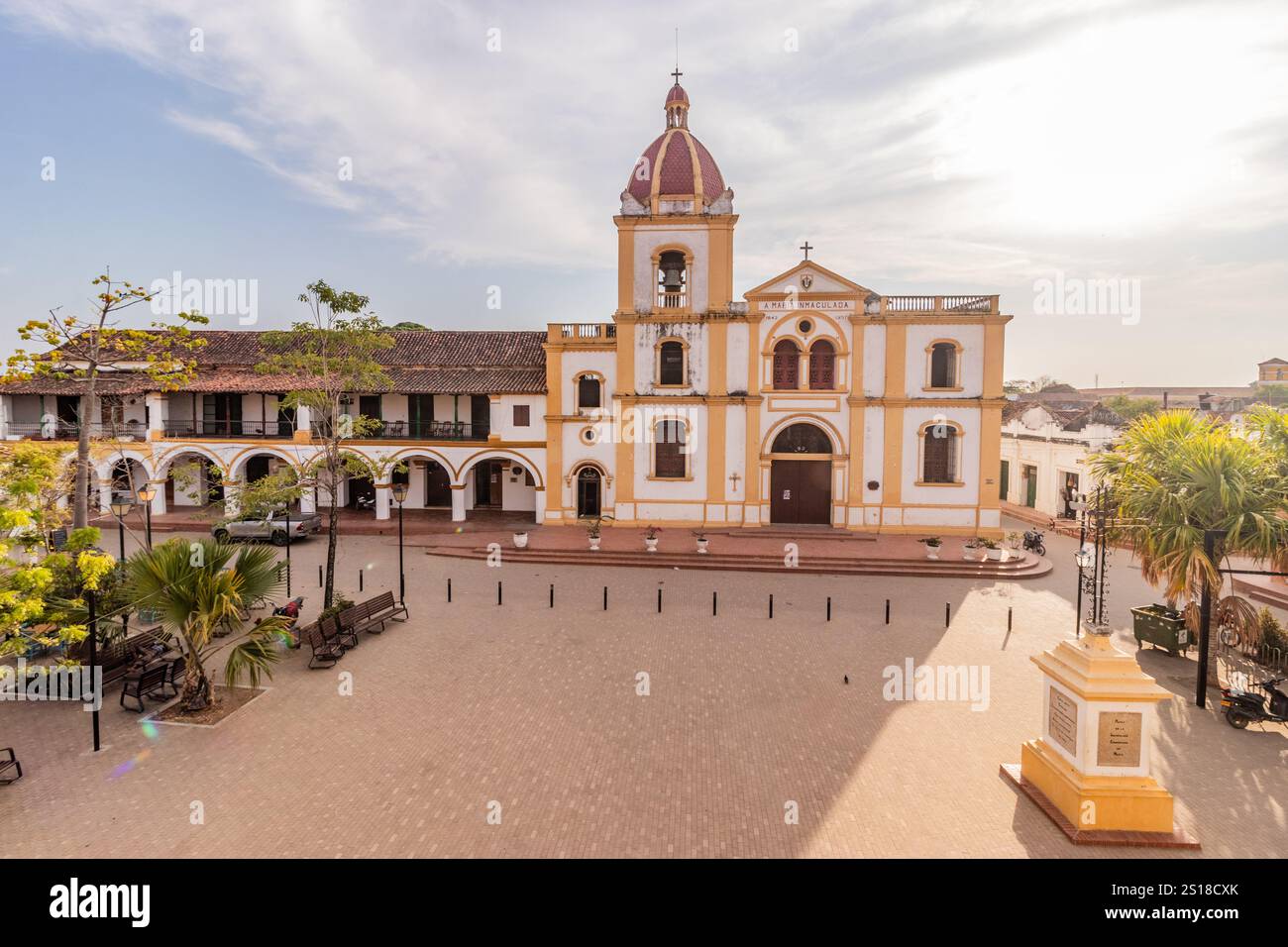 Inmaculada Concepcion church in Santa Cruz de Mompox, Colombia Stock Photo - Alamy