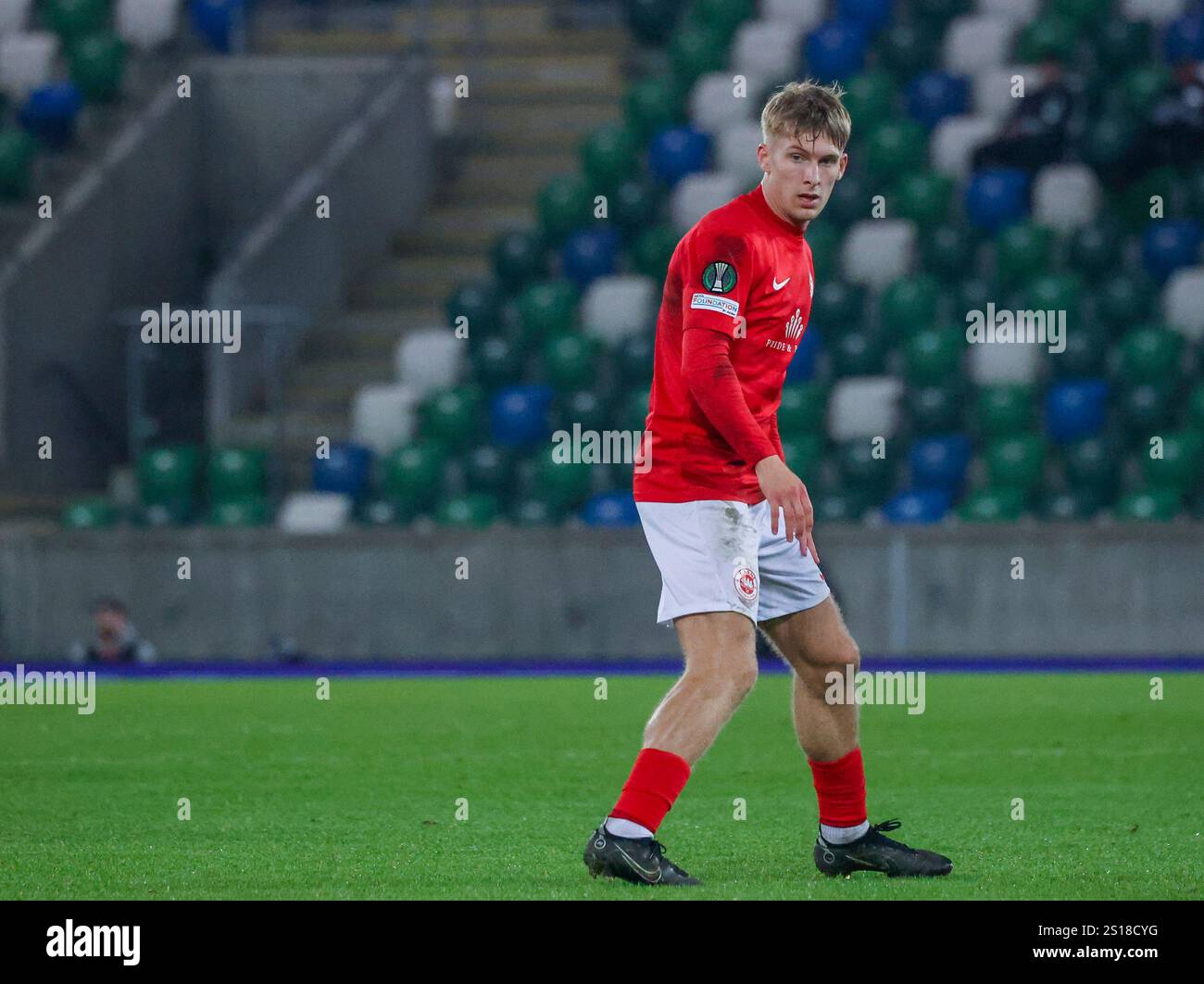 Windsor Park, Belfast, Northern Ireland, UK. 07 Nov 2024. UEFA Europa ...
